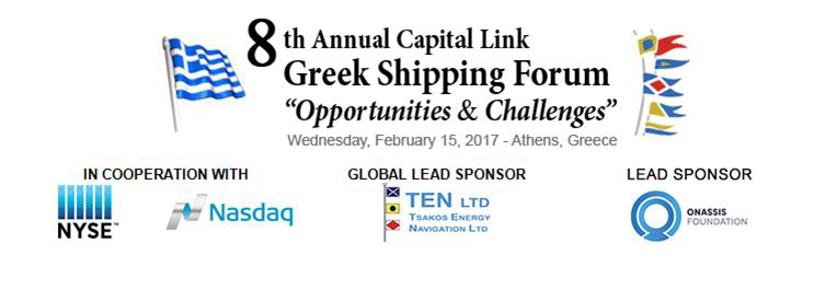 8ο Ετήσιο Capital Link Greek Shipping Forum - Maritimes